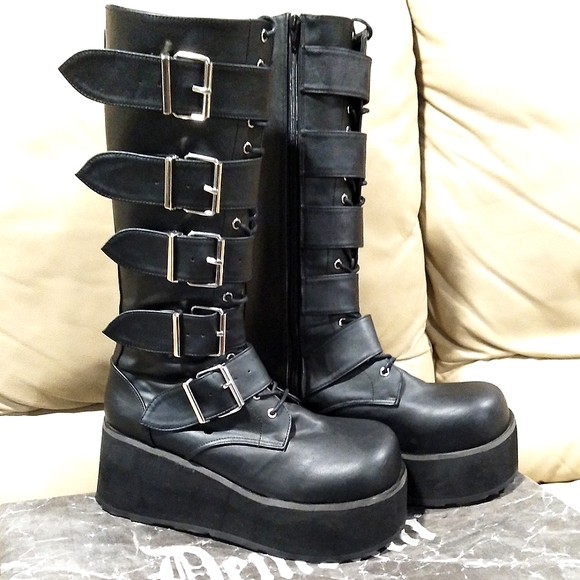 Demonia | Shoes | Demonia Trashville Platform Boots Black Us 1 Mens ...